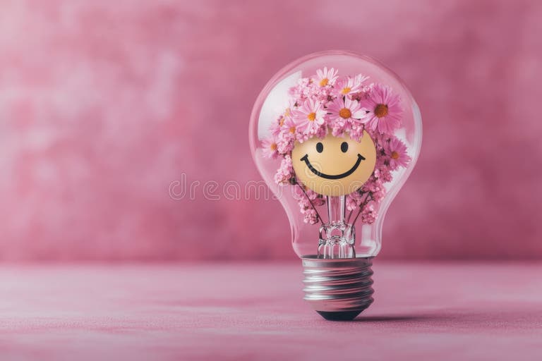 A Positive Mindset Can Be Represented by an Object with a Smiley Face ...