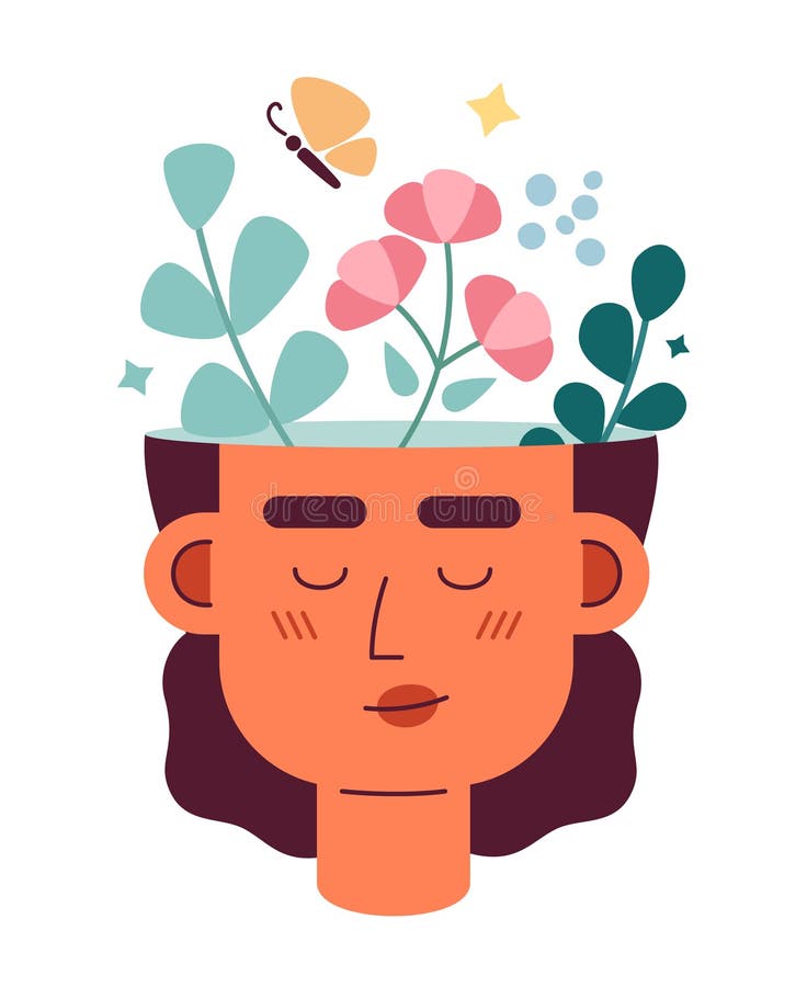 Positive Mindset Flat Concept Vector Spot Illustration Stock Vector ... Positive Mindset Flat Concept Vector Spot Illustration Stock Vector ...