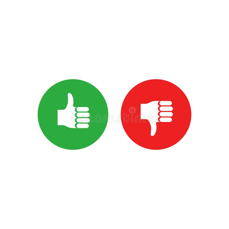 Positive and Negative Feedback Collection Stock Vector - Illustration ...