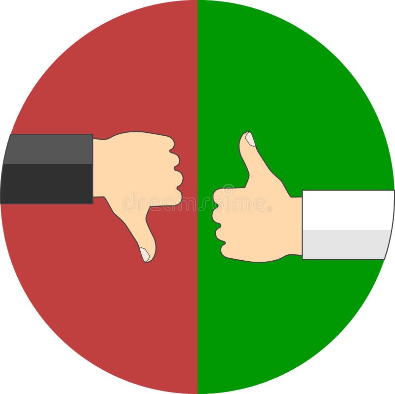 Positive Negative Evaluation Stock Illustrations – 1,381 Positive ...