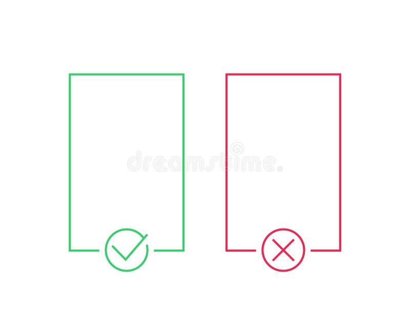 Positive and Negative, Line Vector Stock Vector - Illustration of ...