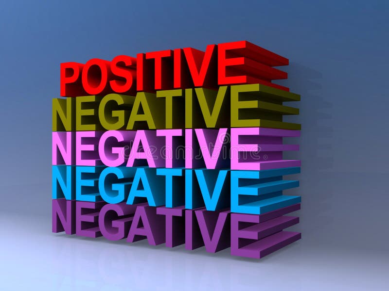 Positive and Negative Balance Beam Stock Illustration - Illustration of ...