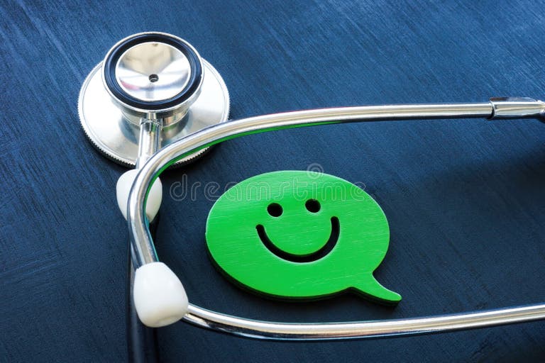 Positive Patient Experience Concept. Stethoscope and Smiley. Stock ...