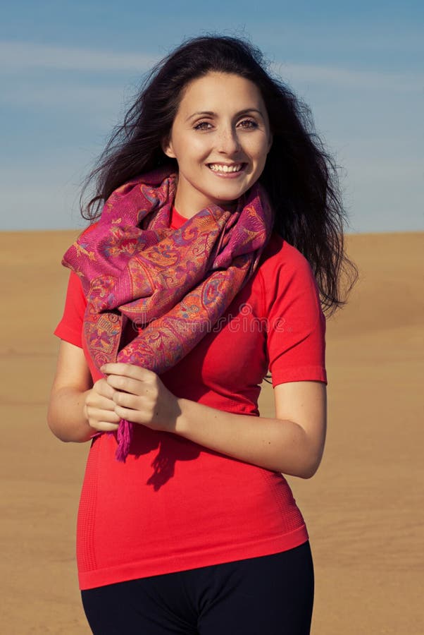 Positive portrait of girl stock photo. Image of friendly - 27452198