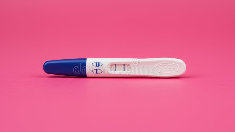 Positive Pregnancy Test stock illustration. Illustration of family ...