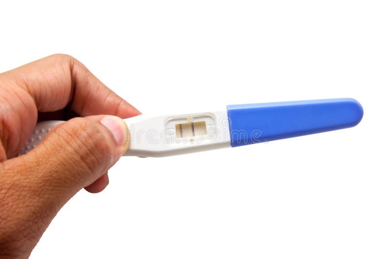 Positive Pregnancy Test Result, Hand Holding Pregnancy Test Stock Photo ...