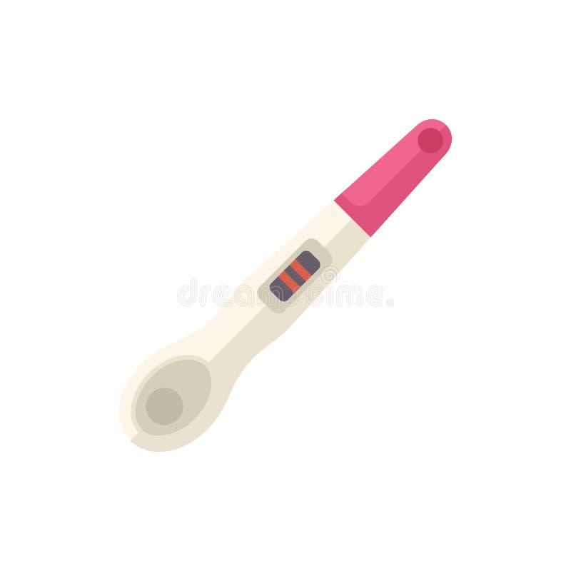 Positive Pregnancy Test Showing Two Lines Result Stock Vector ... Positive Pregnancy Test Showing Two Lines Result Stock Vector ...