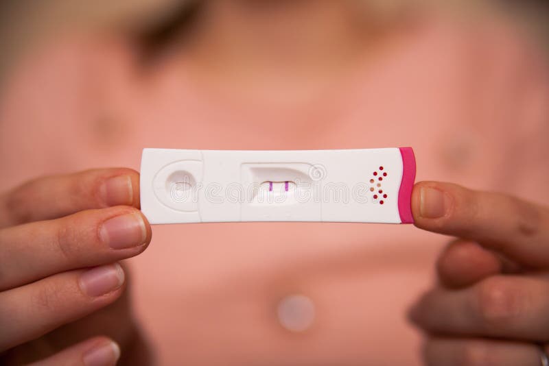 Positive pregnancy test stock photo. Image of european - 36975616