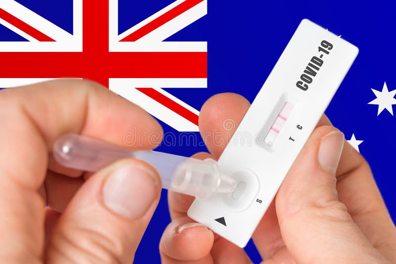 Positive Rapid Test on COVID-19 in Canada Stock Image - Image of quick ...