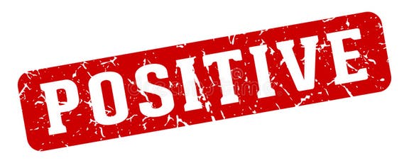 Positive Rectangular Sign. Positive Stamp Stock Vector - Illustration ...