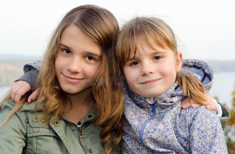 Positive Relationship between Sisters Stock Photo - Image of ...