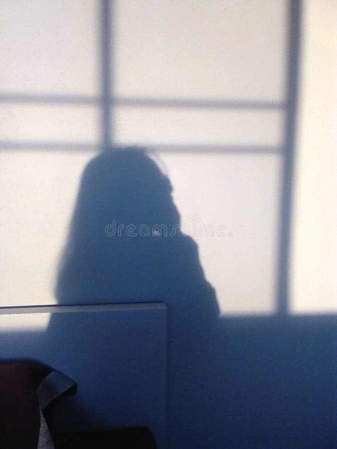 Positive shadow girl stock image. Image of shadow, positive - 107480941