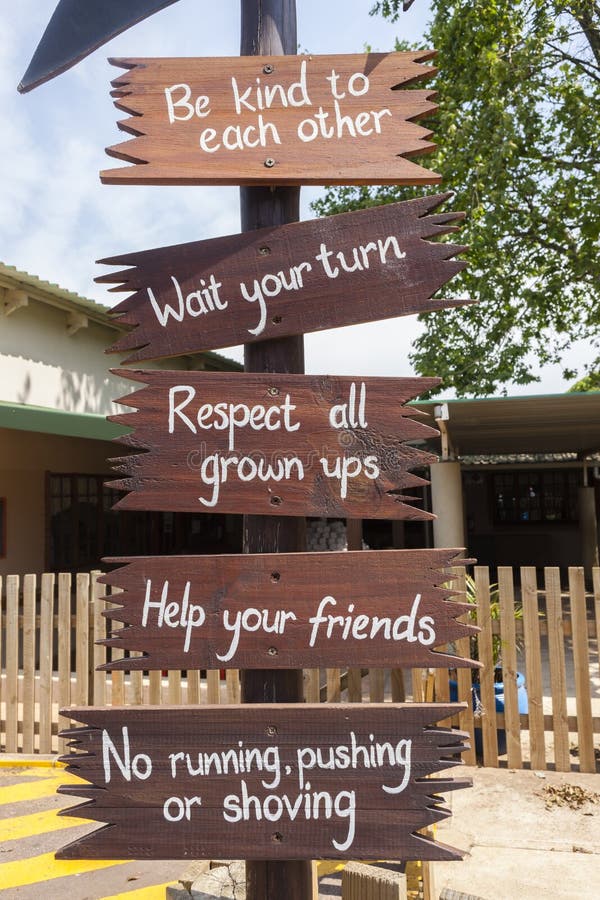 Positive Signs School stock image. Image of encouragement - 60101095