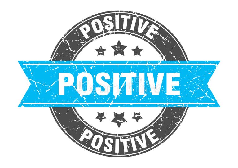 Positive stamp stock vector. Illustration of background - 162725131