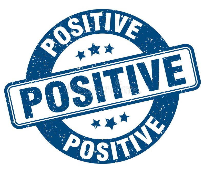 Positive Stamp. Positive Label. Round Grunge Sign Stock Vector ...