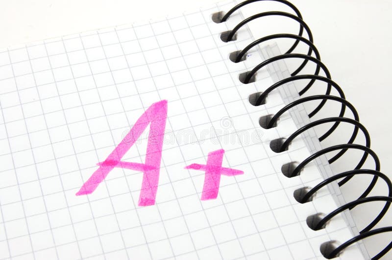 Positive successful mark a stock photo. Image of book - 9875938