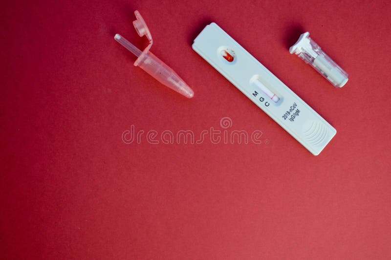 Positive Test Result by Using Rapid Test for COVID-19, Quick Fast ...