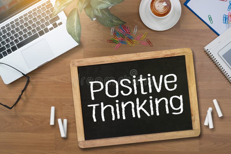 POSITIVE THINKING stock image. Image of positive, attitude - 79768559