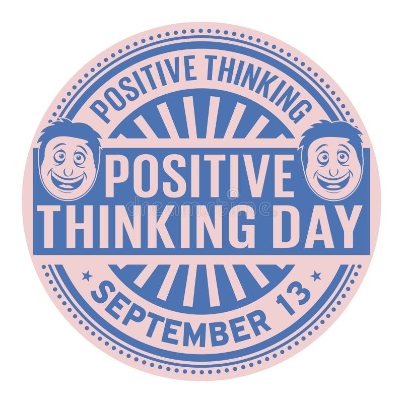 Positive Thinking Words Thought Clouds Sphere Stock Illustration ...