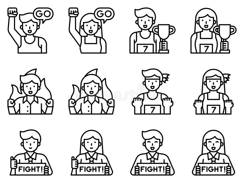 Motivation Avatar Stock Illustrations – 1,598 Motivation Avatar Stock ...