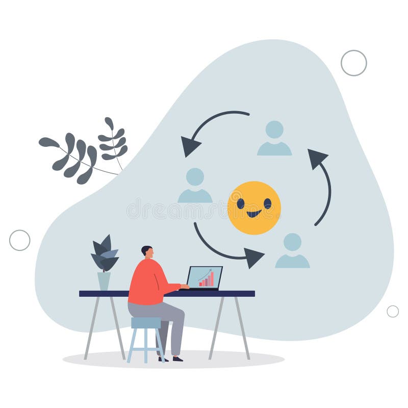 Positive Thinking and Optimism Concept.Employee Motivation Stock ...