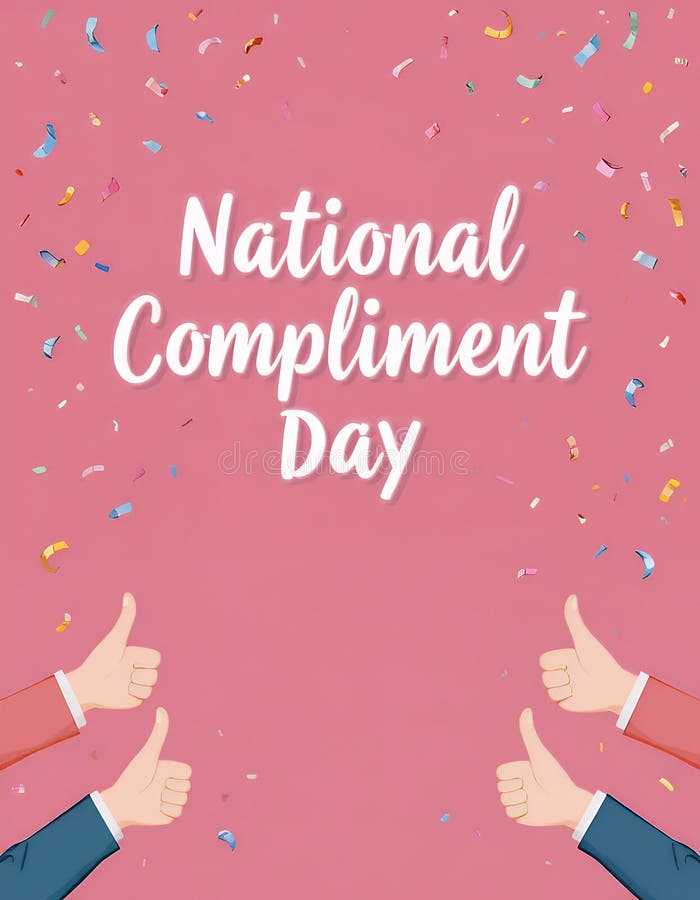 Positive Vibes Graphic for National Compliment Day Stock Illustration ...