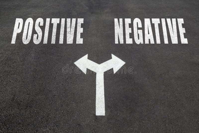 Positive vs negative stock image. Image of choose, contrast - 35683273