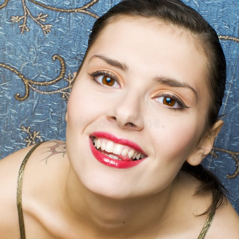 Positive woman stock image. Image of attractive, fashion - 11535349