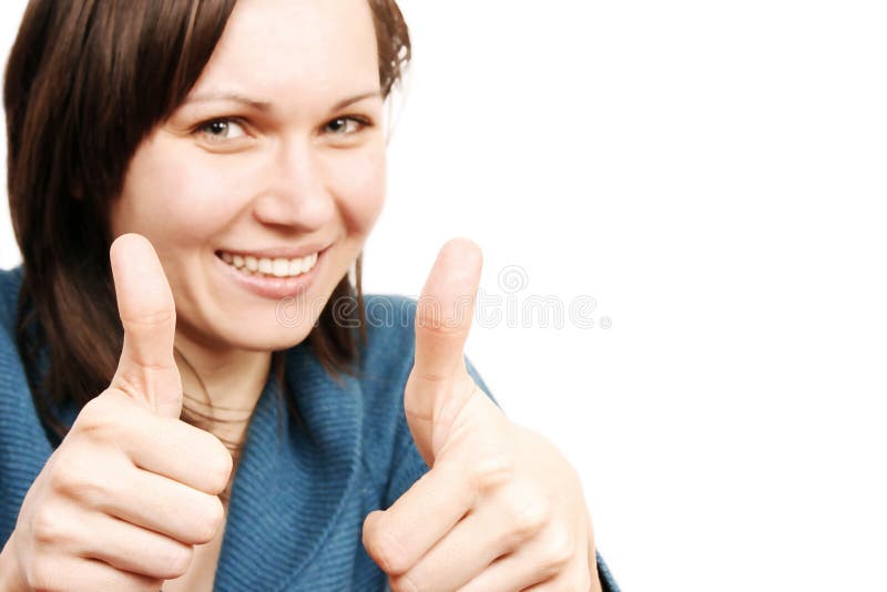 Positive Woman Standing with Hand on Hip, Pointing and Choosing You ...