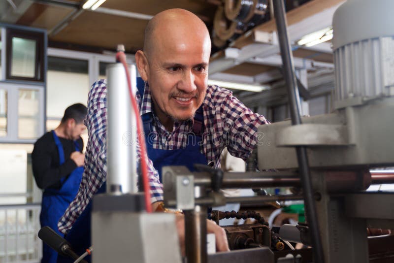 Men Cutting Pvc Frames Lathe Stock Photos - Free & Royalty-Free Stock ...