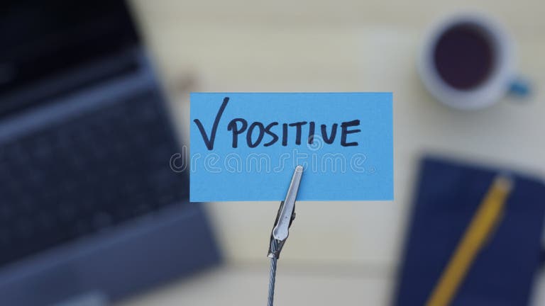 Positive written stock image. Image of positivity, action - 63873929