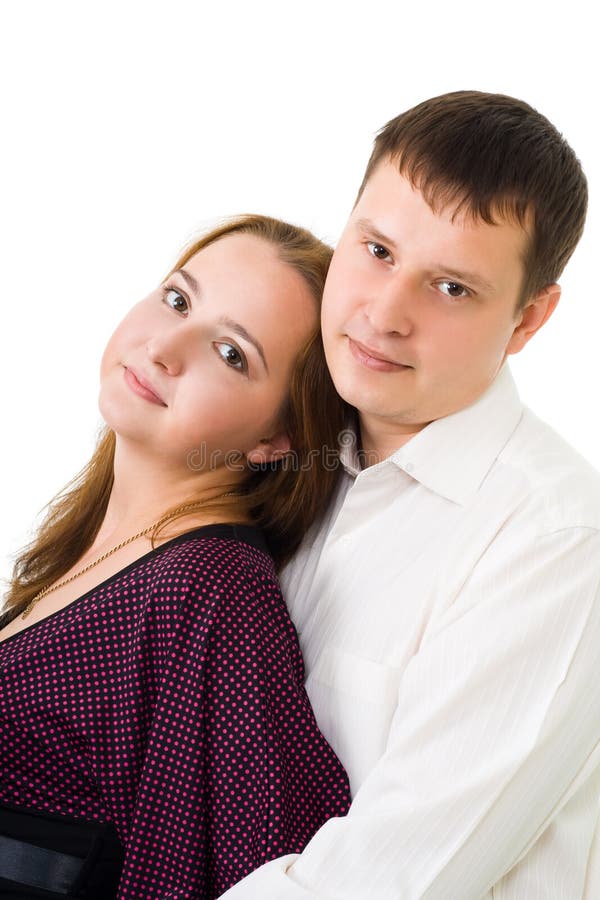 Positive young couple stock photo. Image of looking, love - 10364260