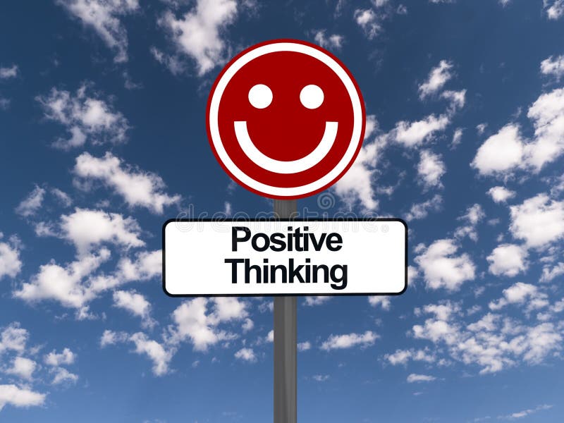 Positives Denken Bunter Regenschirm Des Hintergrundes Stockbild - Bild ...