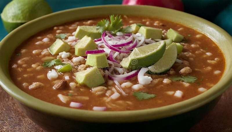 Posole Is A Traditional Mexican Dish Stock Illustration Illustration