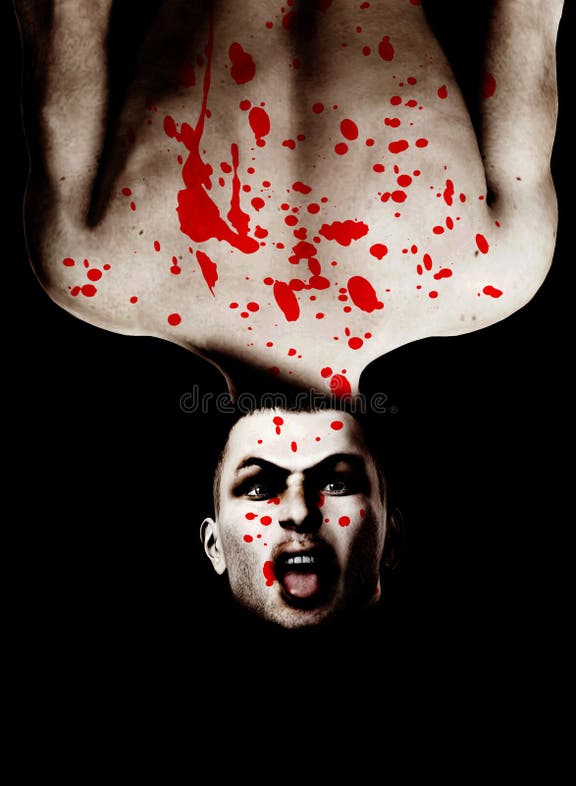 Possessed Man stock illustration. Illustration of emotional - 27809286
