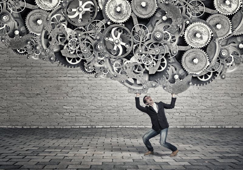 He Possesses Constructive Thinking Stock Image - Image of idea, brain ...