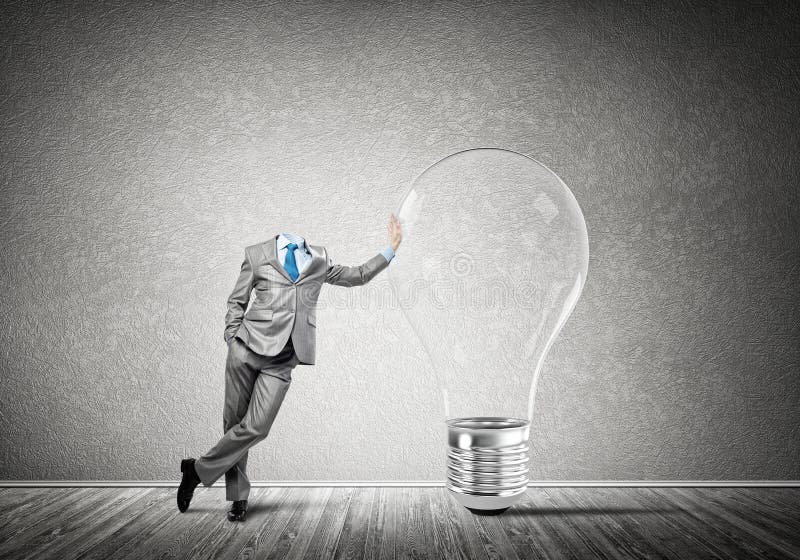 He Possesses Creative Thinking Stock Image - Image of employer ...