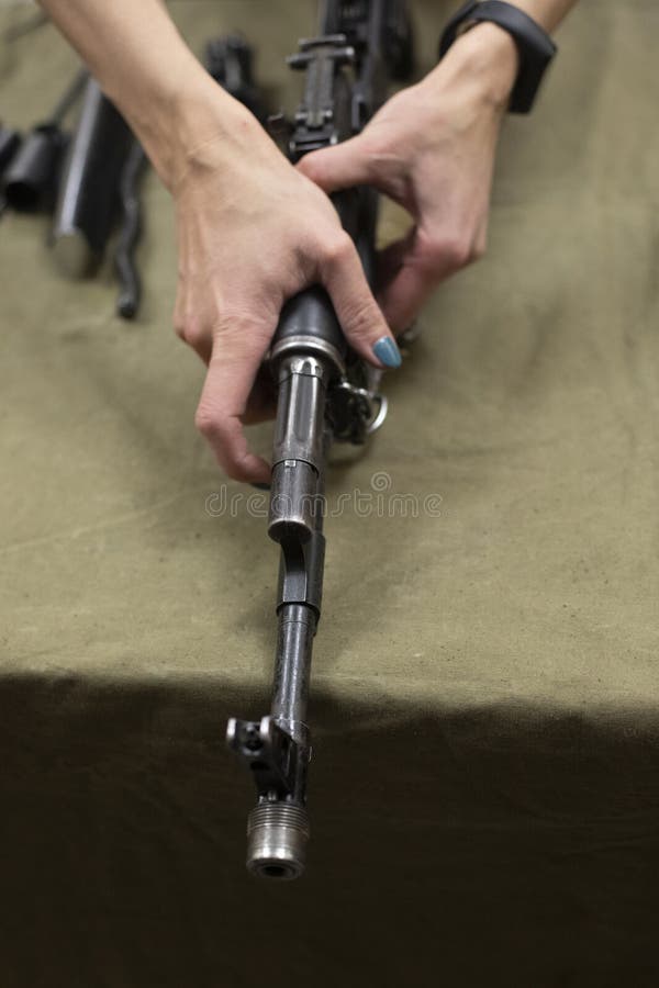 Possession of Weapons. Training in Use of Weapons Stock Photo - Image ...