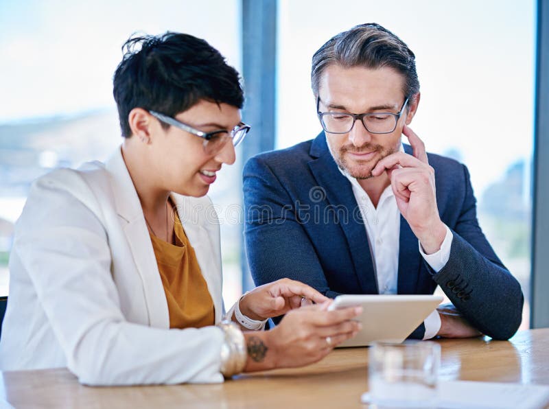 The Possibilities for Online Inspiration are Endless. Two Colleagues ...