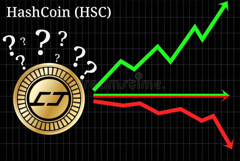 Possible Graphs of Forecast HashCoin HSC Cryptocurrency - Up, Down or ...