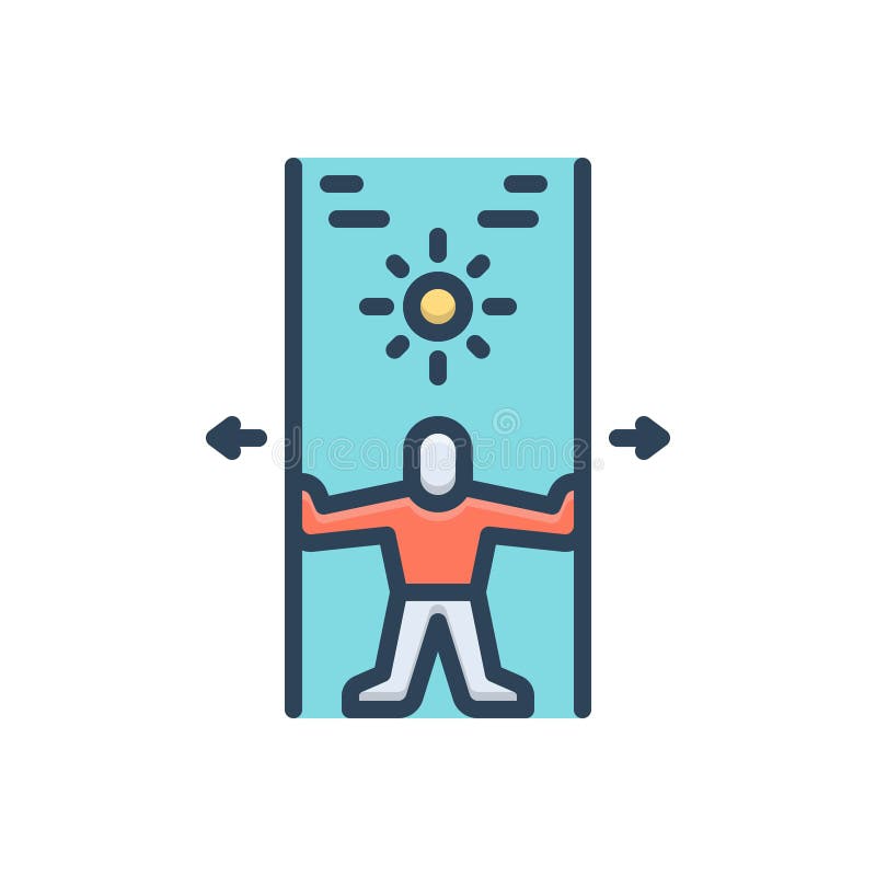 Color Illustration Icon for Possible, Situation and Chance Stock ...