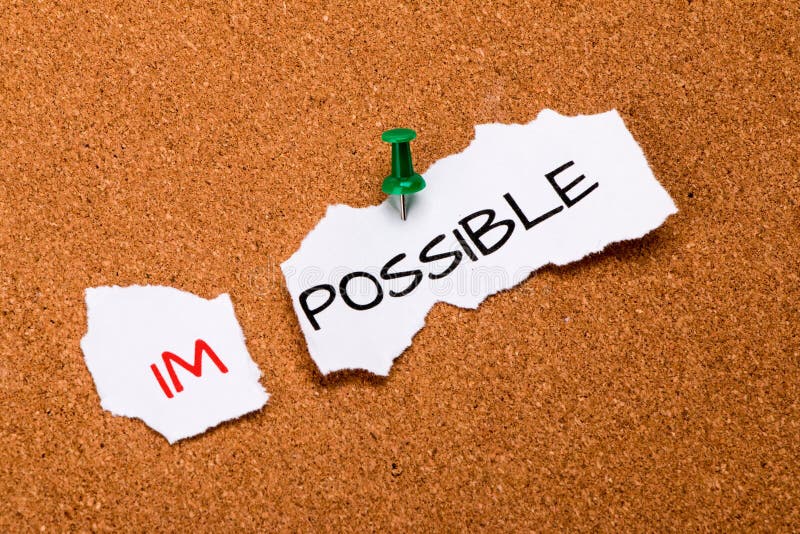 Everything is Possible stock photo. Image of belief, push - 41578730