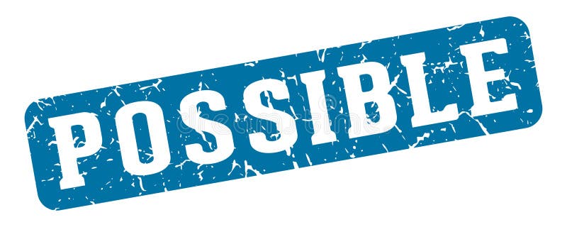 Possible Rectangular Sign. Possible Stamp Stock Vector - Illustration ...