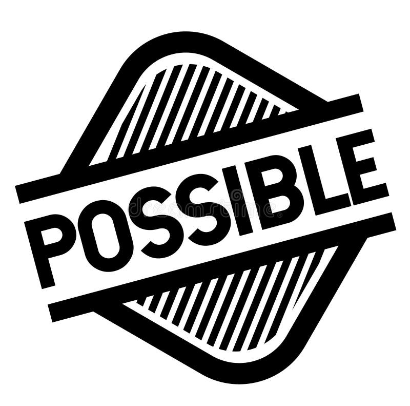 Possible stamp on white stock vector. Illustration of background ...