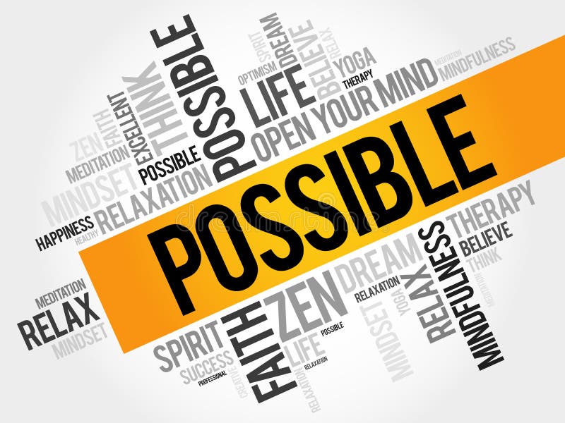 Possible word cloud stock illustration. Illustration of philosophy ...