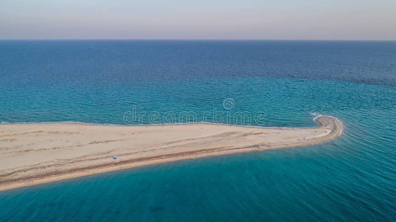 Possidi Cape beach stock photo. Image of natural, greek - 149813232