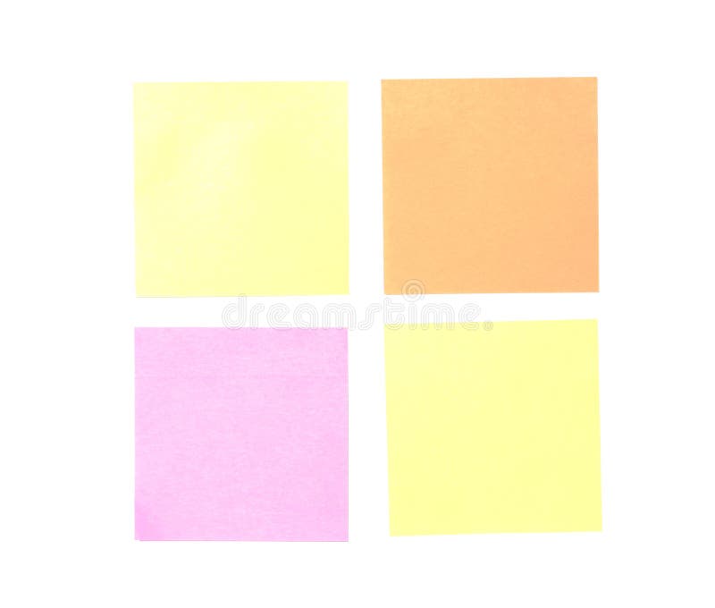 Post-it stock photo. Image of empty, isolated, notice - 3292672