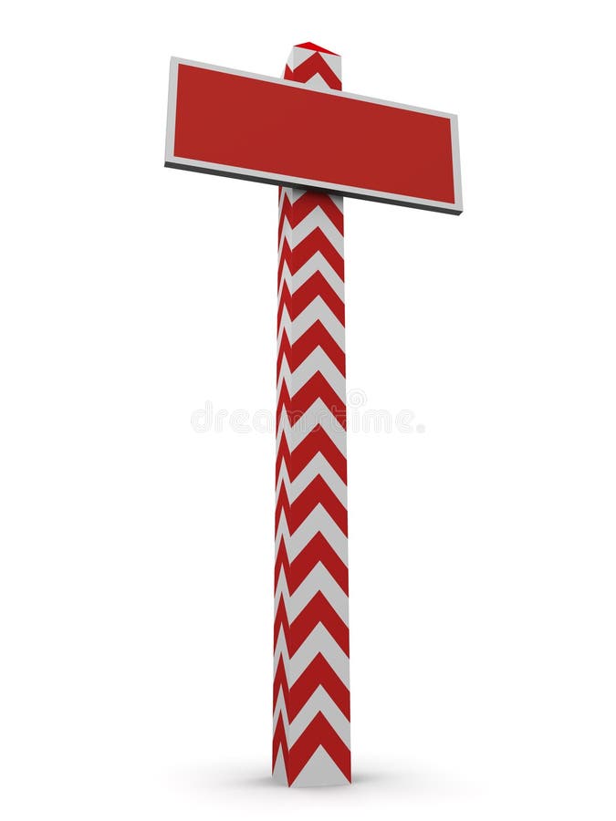 Post . 3D stock illustration. Illustration of stumble - 3183022