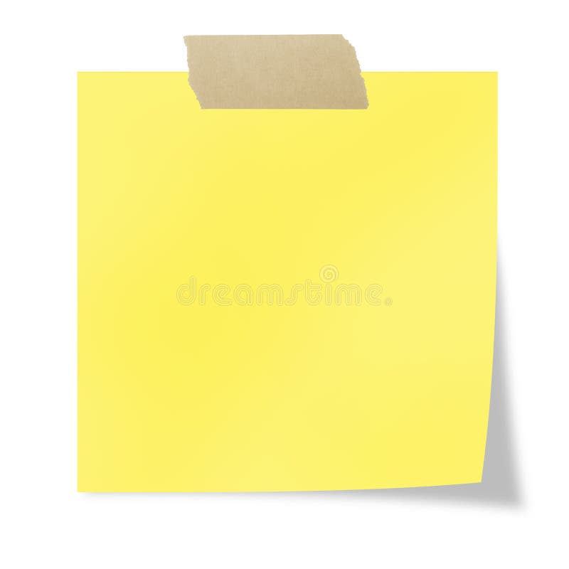 Post-it foto de archivo. Imagen de textura, acortar, papel - 5284686