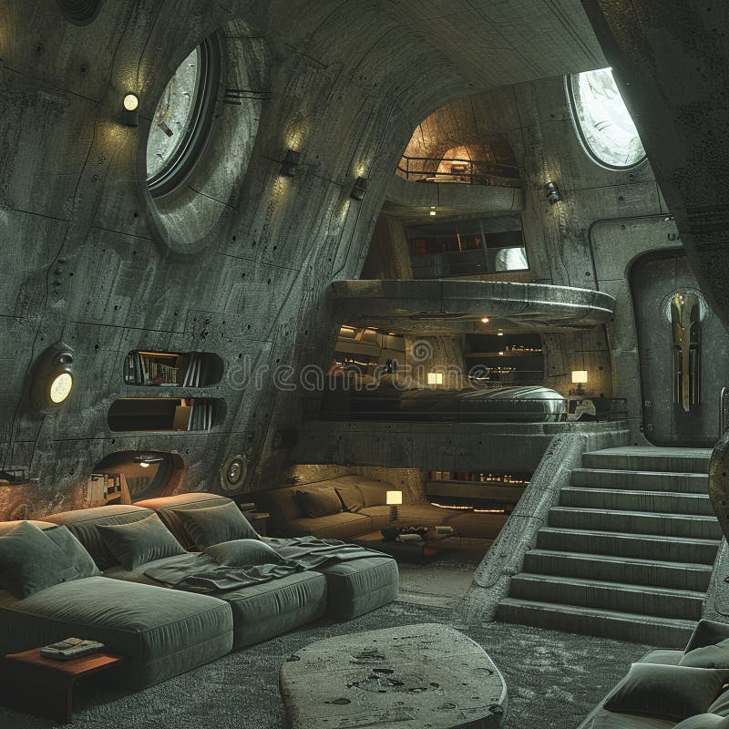 Post-apocalyptic Bunker Turned Modern Living Space with Innovative ...